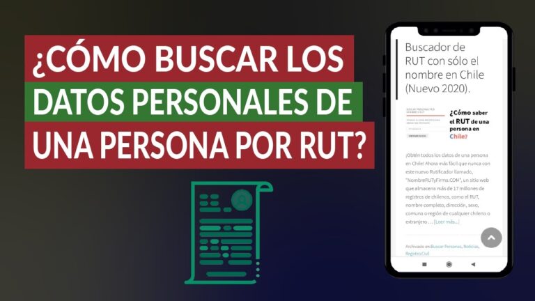 Cómo se busca a una persona Chile - Gestion Municipal de Chile